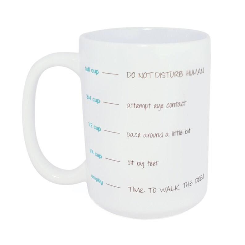 Boxer Dog Mug With Dog Walk Countdown Funny Dog Coffee Mugs - Etsy