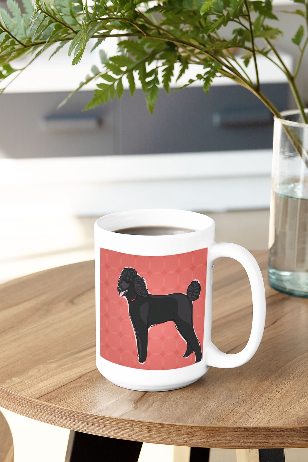 Poodle Mug - Funny Dog Coffee Mugs - Poodle Gifts Large 15oz Mug in ...