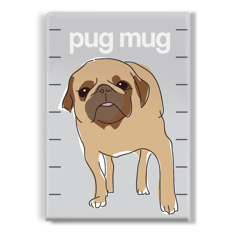 Pug Magnet - Etsy
