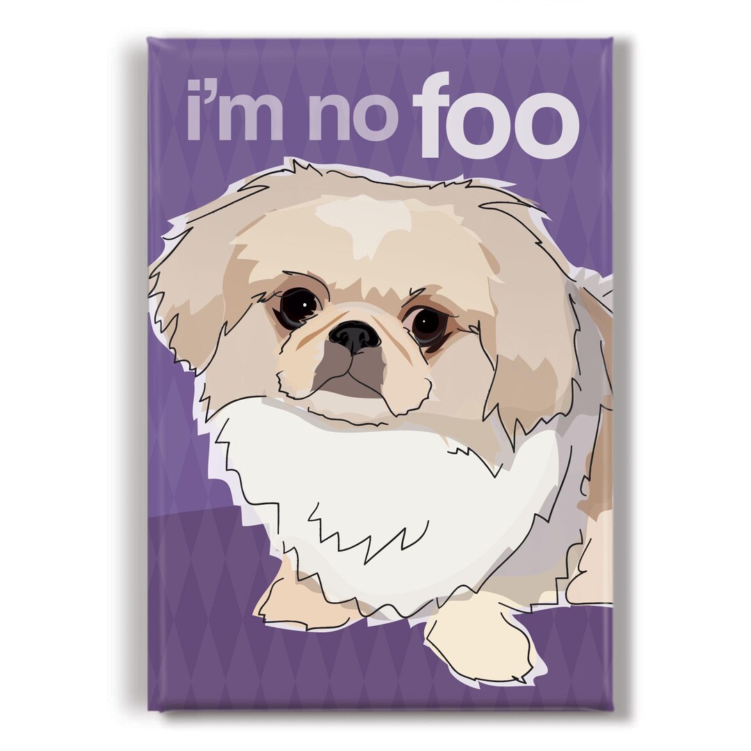 Pekingese Magnet – Funny Foo Dog Fridge Magnets - Etsy