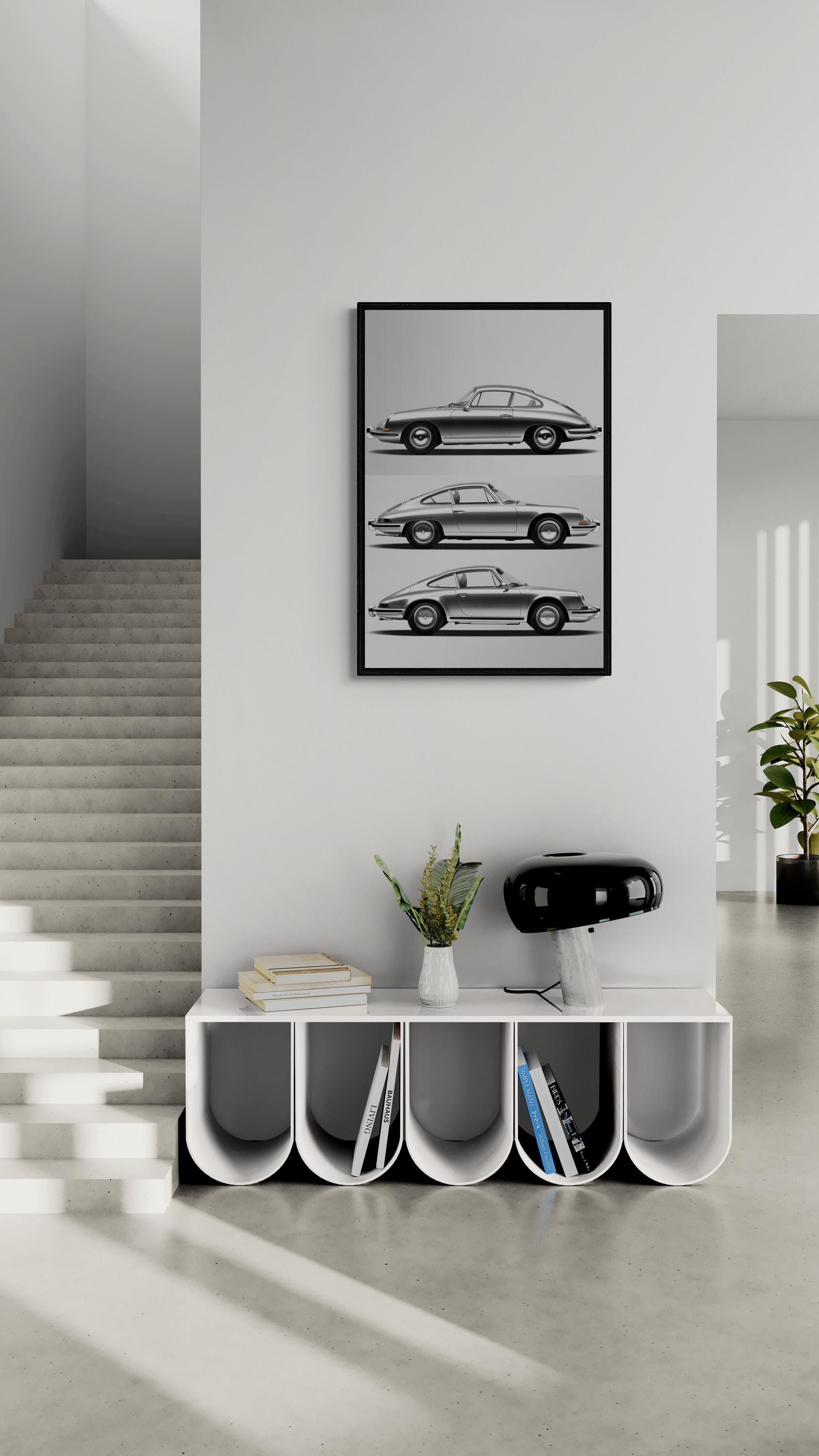 Metallic Textures Car Art Print - Minimalist Wall Decor - Etsy