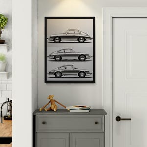 Metallic Textures Car Art Print - Minimalist Wall Decor - Etsy
