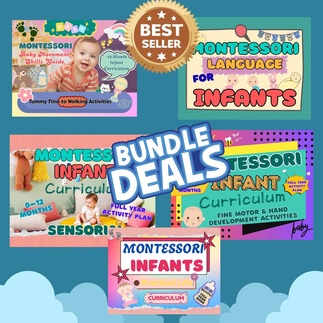 Montessori Infant Curriculum Bundle | 0–12 Month Baby Activity Plans ...
