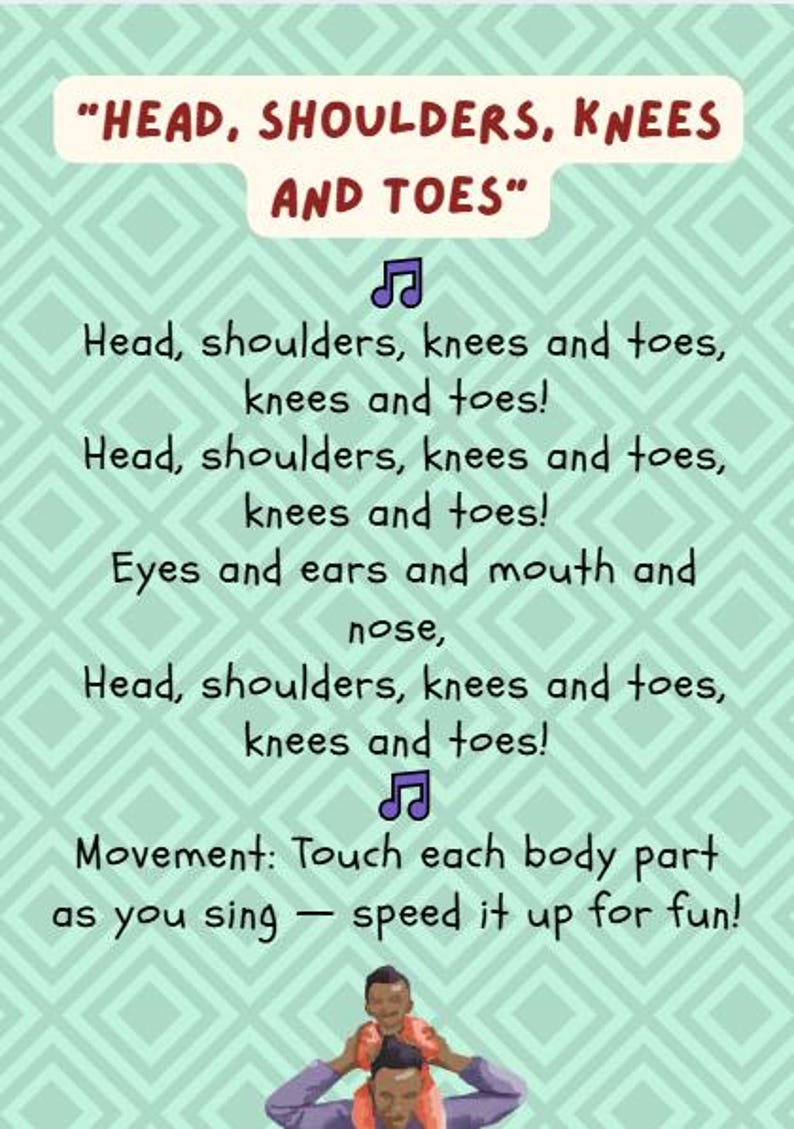 Preschool Transition Songs PRINTABLE - Classroom Management Song Cards ...