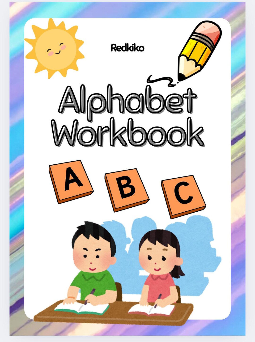 Digital Alphabet Workbook for Kids Printable ABC Tracing & Letter ...