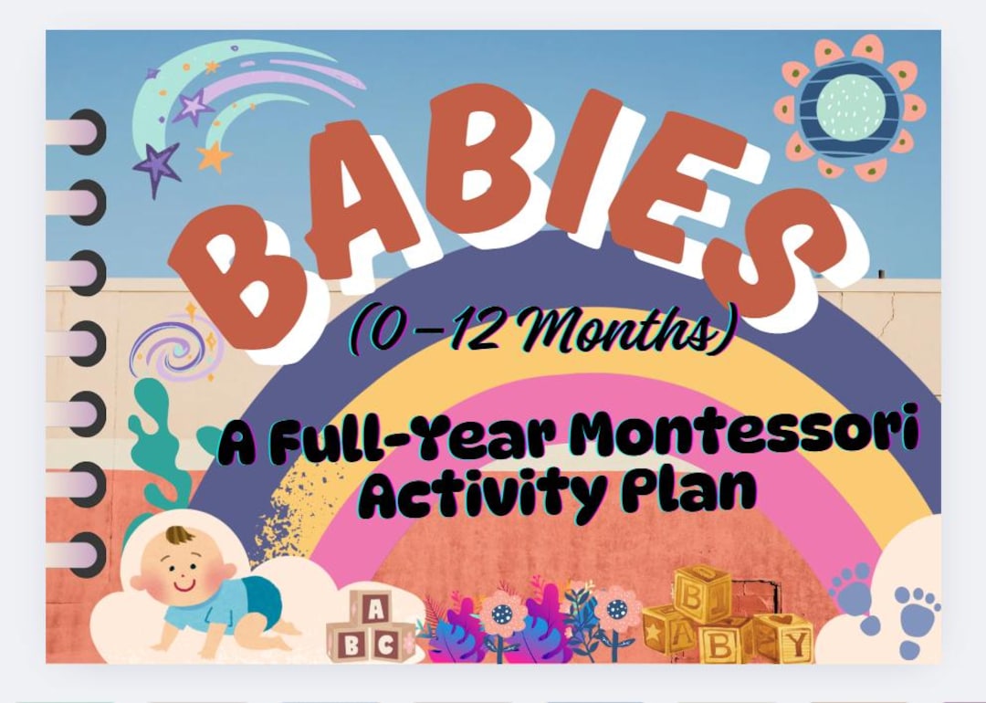 Babies 0-12 Months -full Year Montessori Activity Plan - Etsy