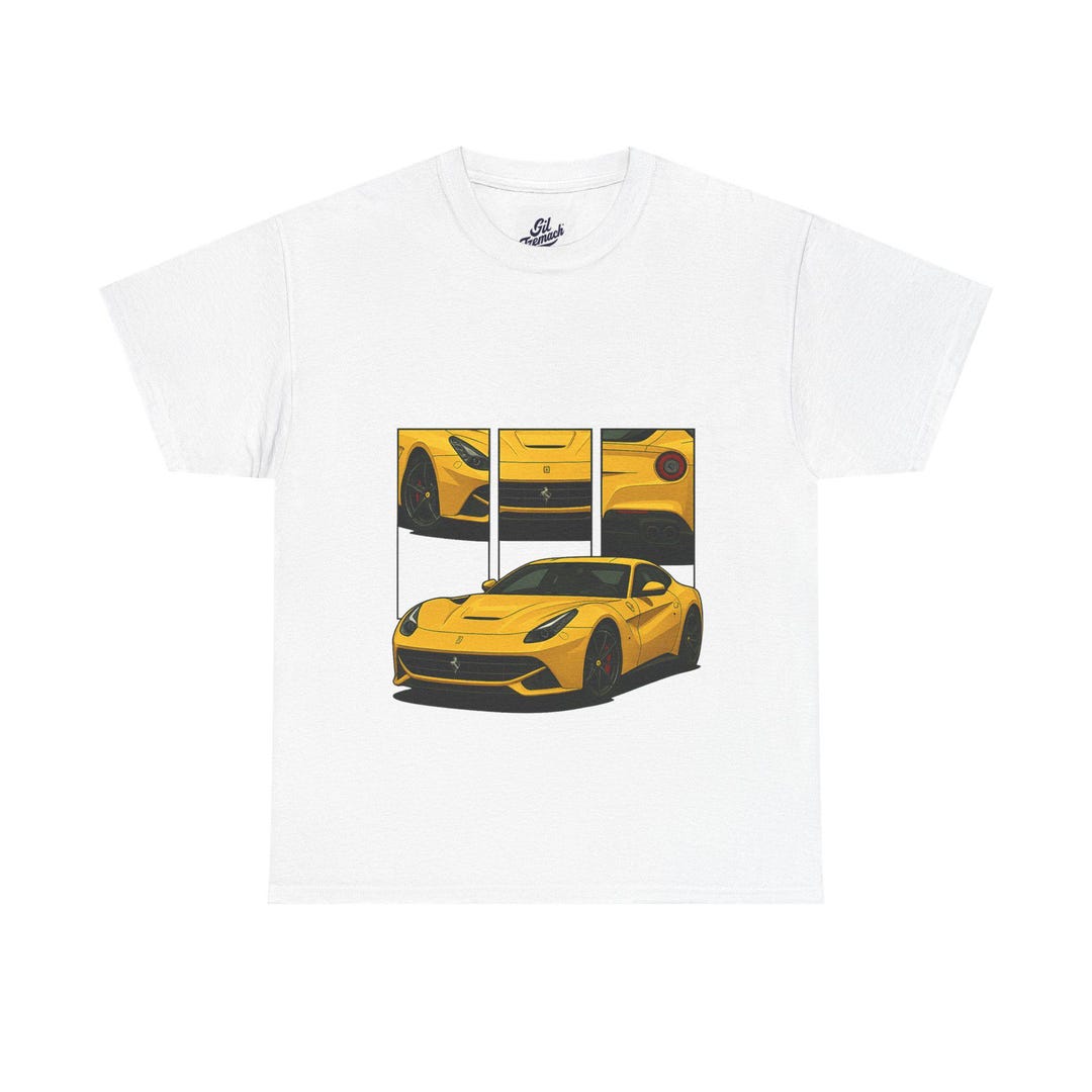 Premium Model Ferrari F12 Berlinetta Shirt, Italian V12 Supercar Tee ...