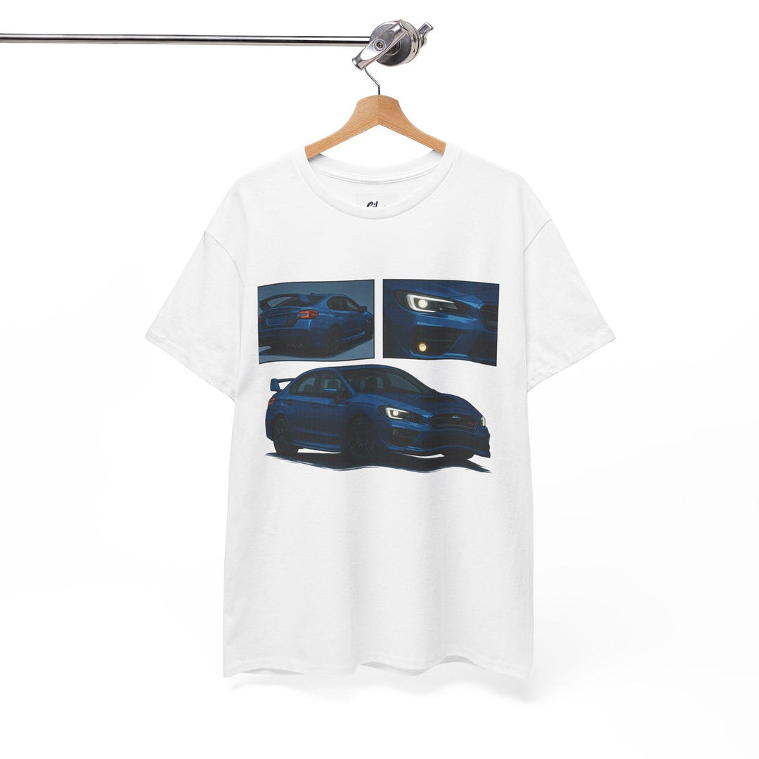 WRX STI Rally Car Shirt for Jdm Lovers Comic Style Tee With Turbo Awd ...