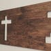 Rustic Wood Cross Art Panel, Cross, Wooden Cross, Cross Cutout Wood ...