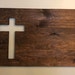 Rustic Wood Cross Art Panel, Cross, Wooden Cross, Cross Cutout Wood ...