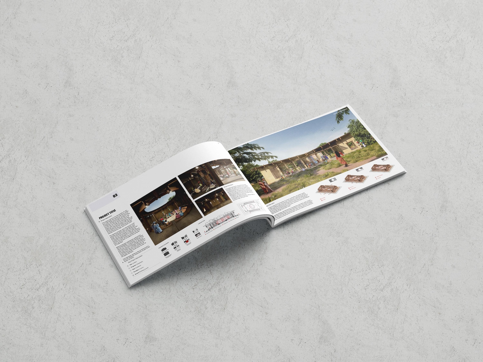 Minimalist Architecture Portfolio Template: Project Presentation ...