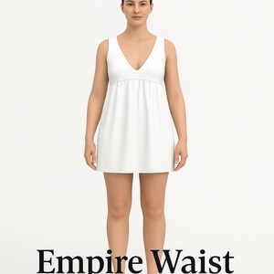 Bella Dress Pattern, Woman Digital Sewing Pattern, Instant Download, XS ...