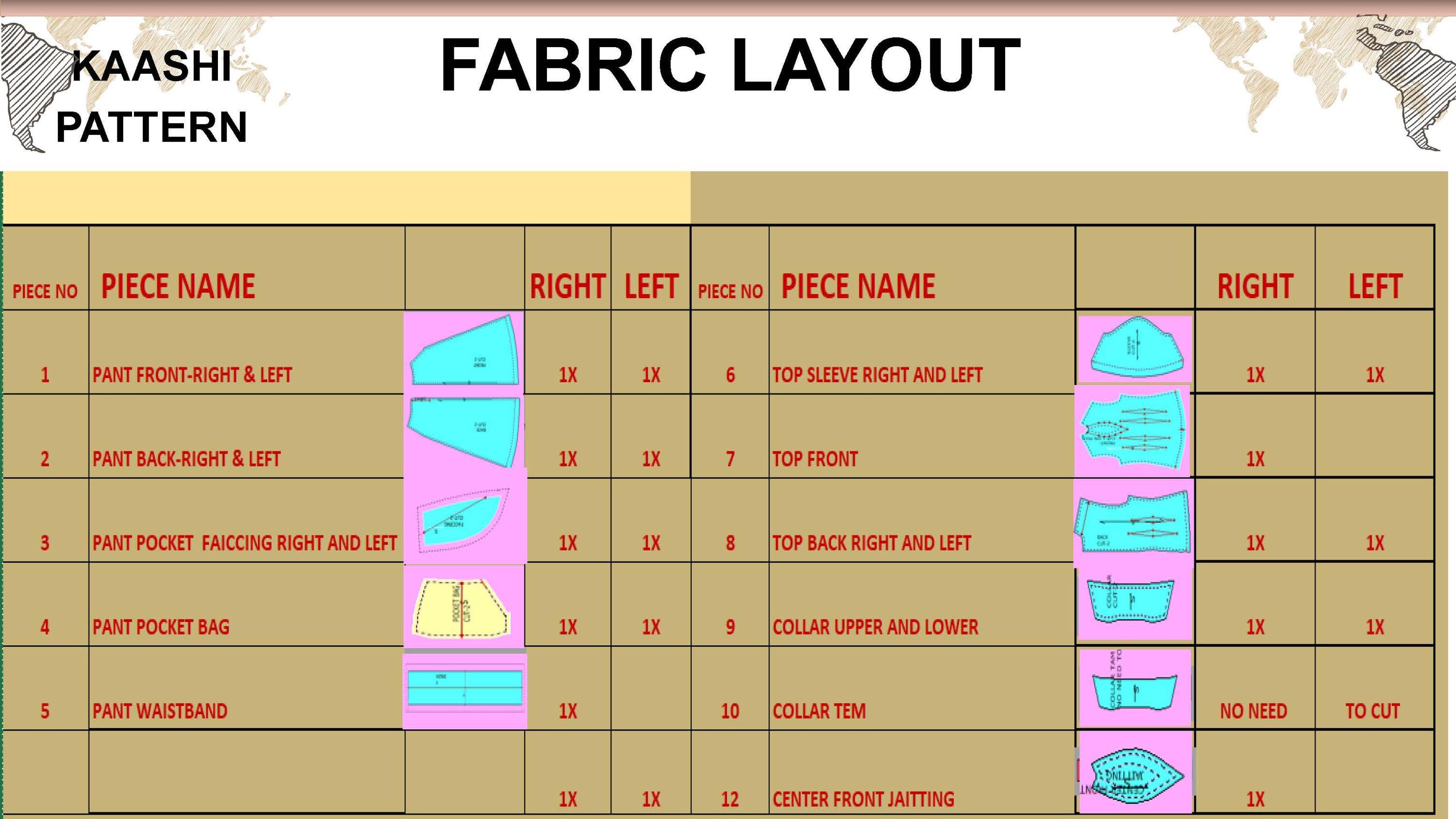 Flare Co-ord Set PDF Sewing Pattern: Kimono Sleeve Top & A-line Skirt ...