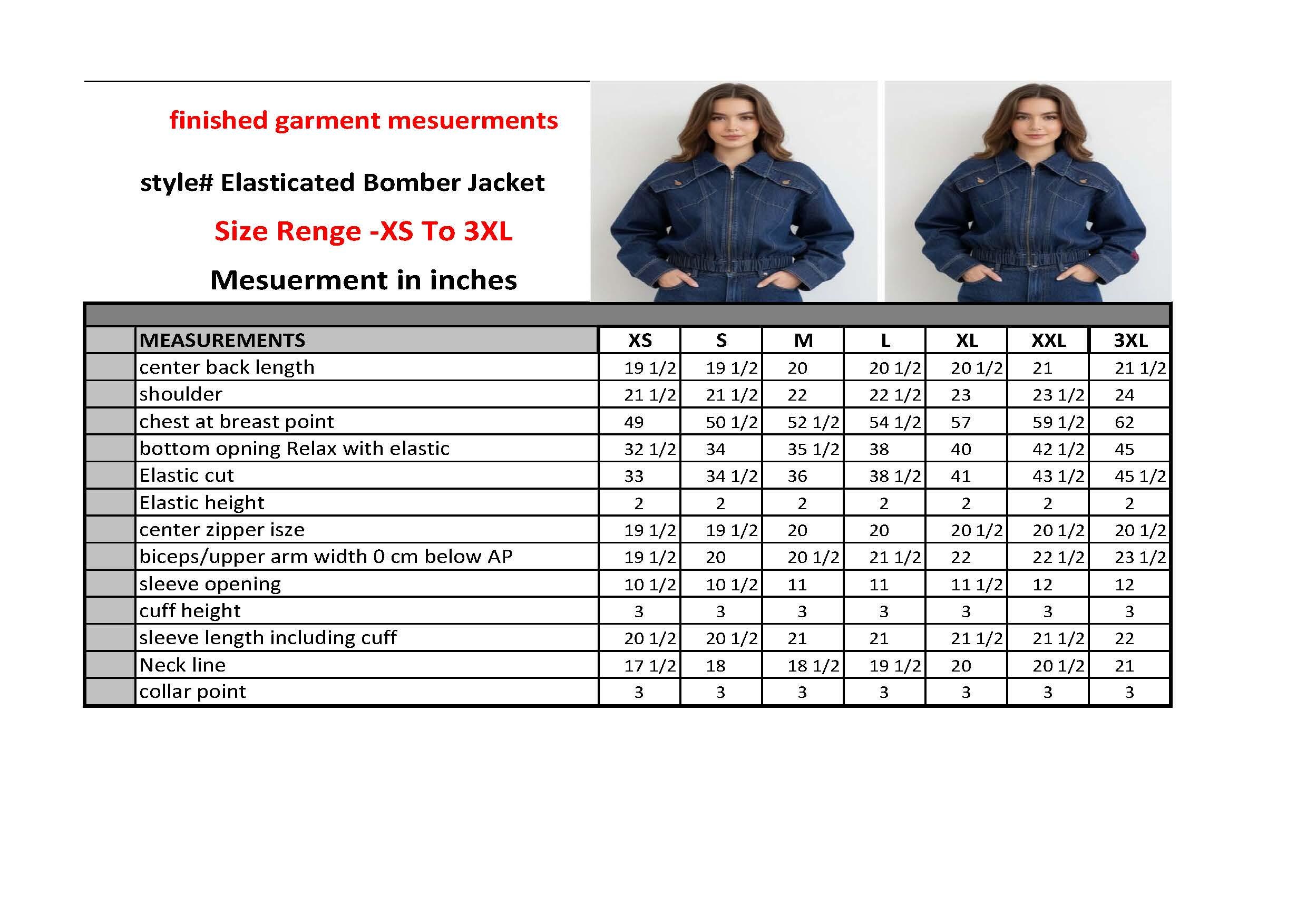 Crop Zipper Bomber Jacket Sewing Pattern for Women-denim or Corduroy ...