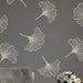 Ginkgo Biloba Leaf Wall Decal Set Flower Wall Sticker Nature - Etsy