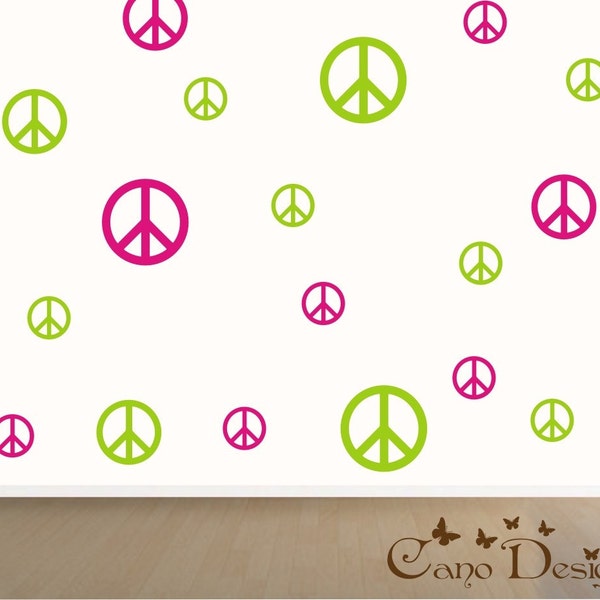 Peace Wall Decal - Etsy