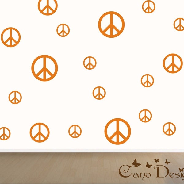 Peace Wall Decal - Etsy