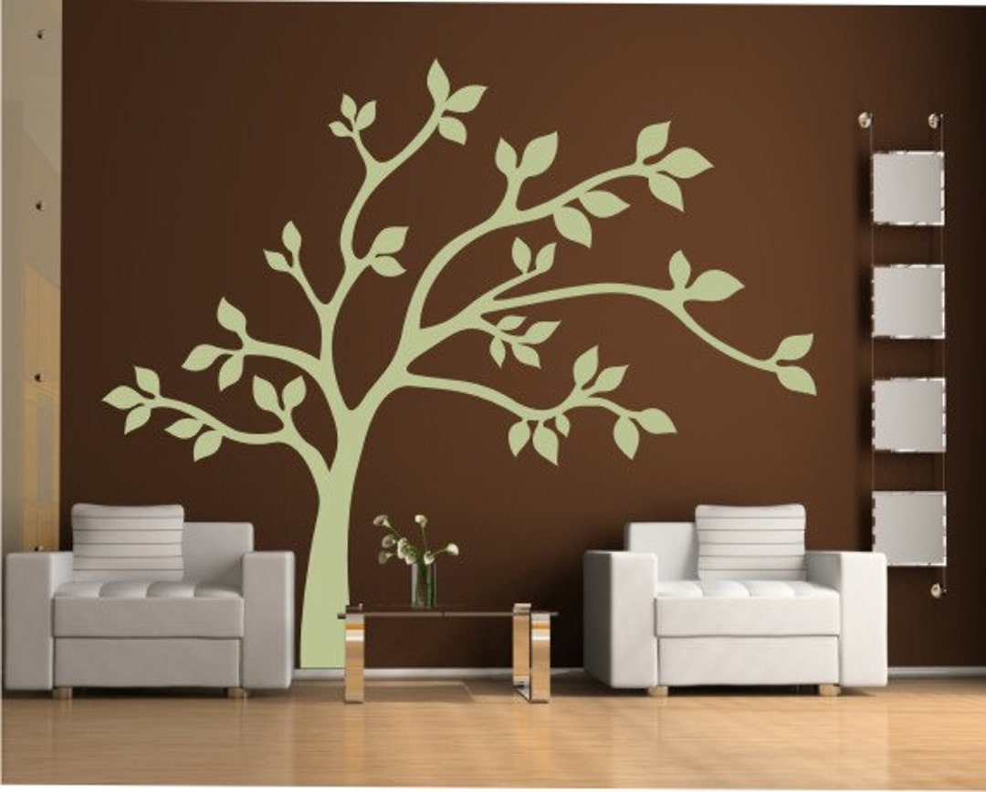 Big Tree Vinyl Wall Decal, Removable Tree Decals Stickers, Nature ...