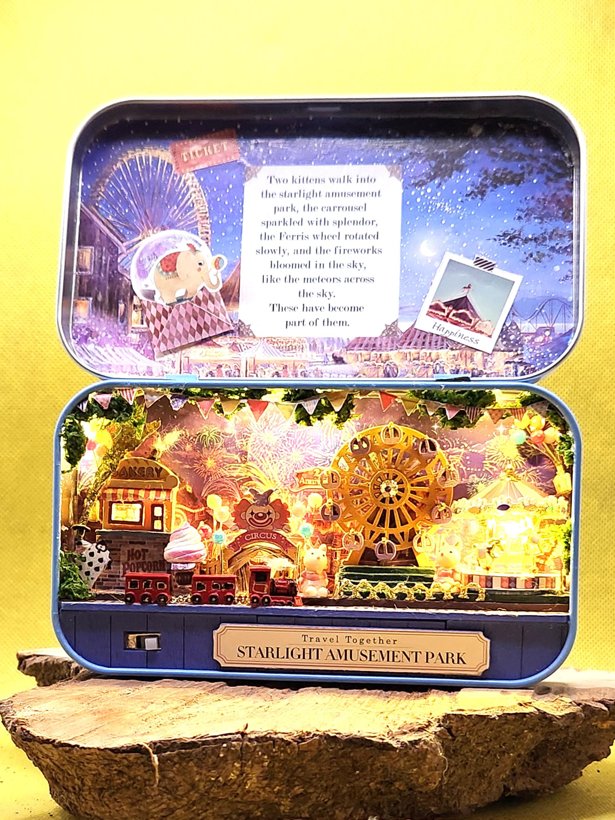 Starlight Amusement Park | Miniature Diorama | Handcrafted Tiny Tin ...