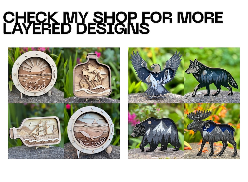 Large Mouth Bass Fish 9 Layered SVG | Fishing Scene Multilayer Laser ...