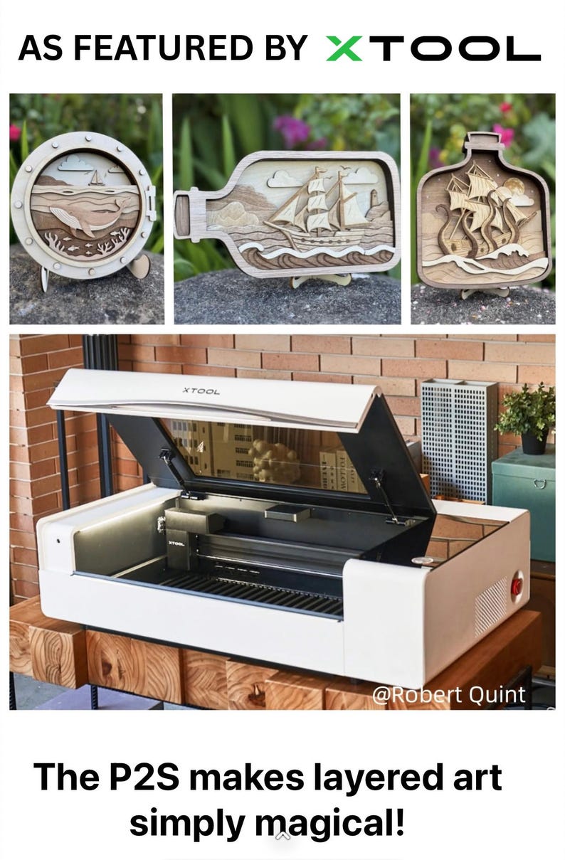 Large Mouth Bass Fish 9 Layered SVG | Fishing Scene Multilayer Laser ...