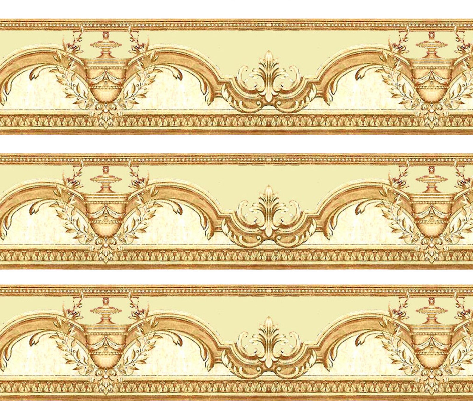 Dolls House Wallpaper Border 77 Ins Long Quality Paper 1/12th 1/24th ...