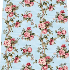 Dolls House Wallpaper 1/12th or 1/24th Scale Choice of Blue Pink Green ...