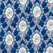 Dolls House Wallpaper 1/12th or 1/24th Scale Quality Paper Blue Vintage ...
