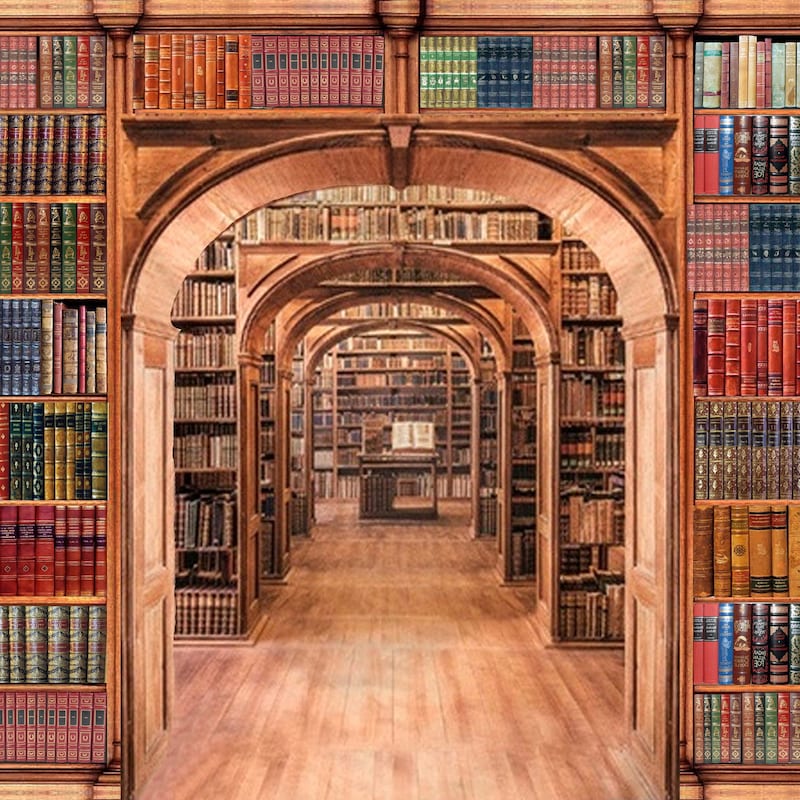 Miniature Library - Etsy