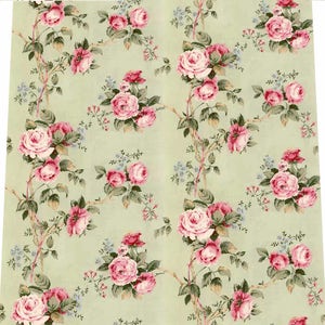 Dolls House Wallpaper 1/12th or 1/24th Scale Choice of Blue Pink Green ...