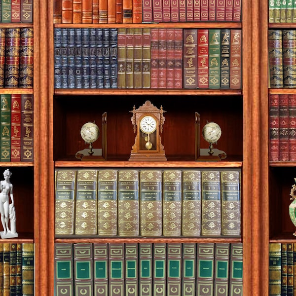 Miniature Library - Etsy