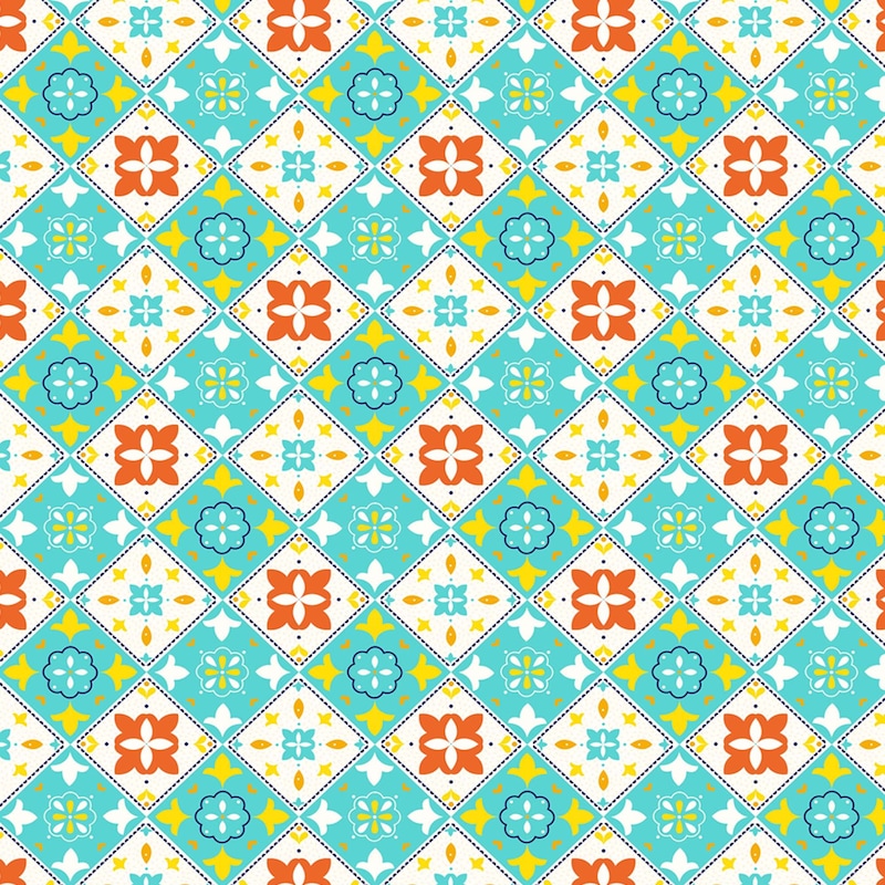 Tile Effect Wallpaper - Etsy