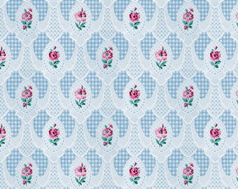 Printable Dolls House Wallpaper 1/12th Scale Vintage Floral - Etsy