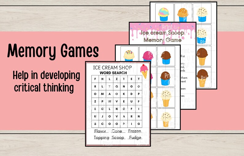 Ice Cream Dramatic Play Printables | Pretend Play Kit for Preschool ...