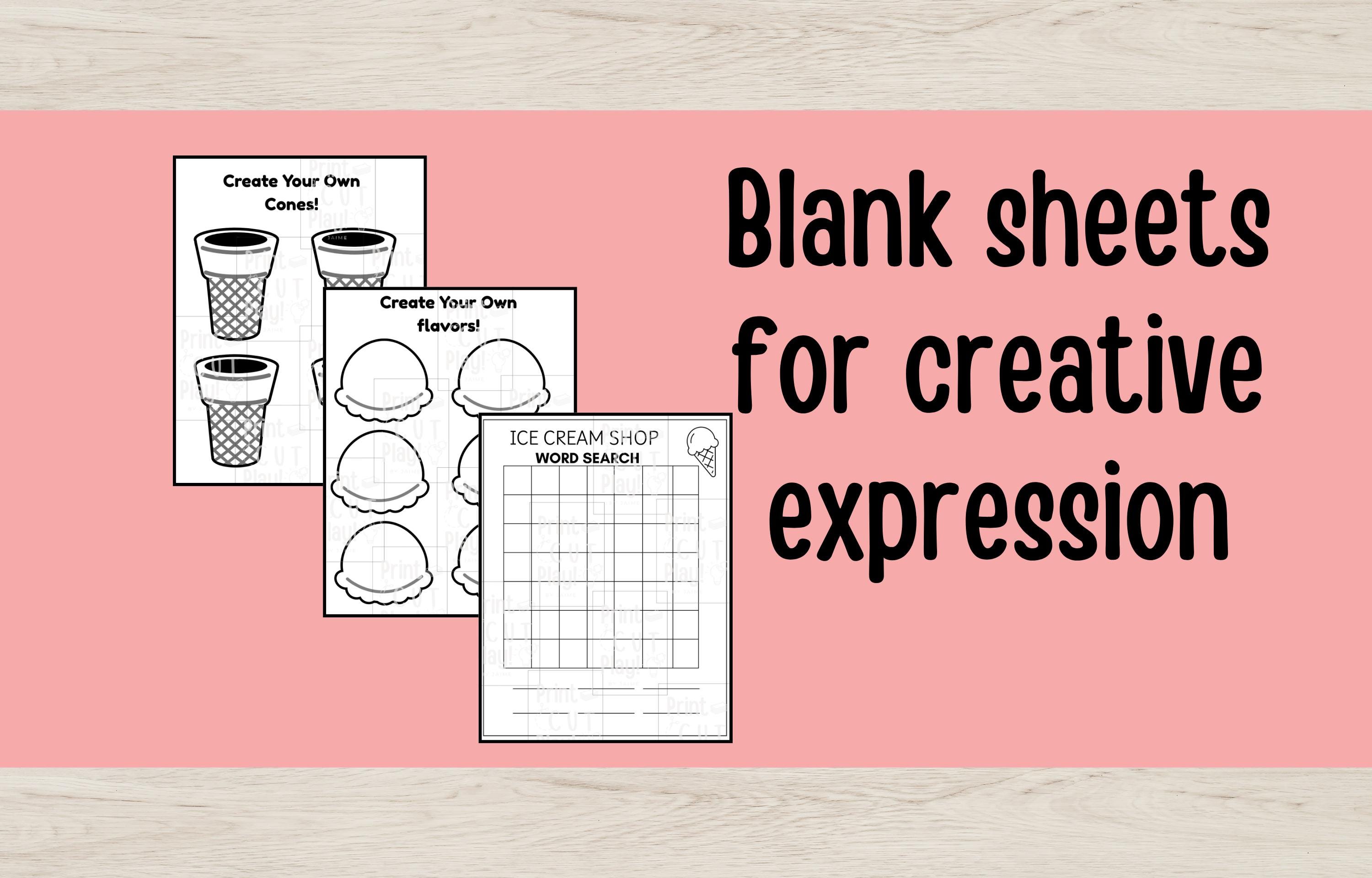 Ice Cream Dramatic Play Printables | Pretend Play Kit for Preschool ...