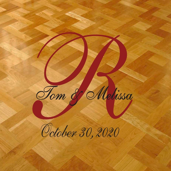 Dance Floor Monogram - Etsy