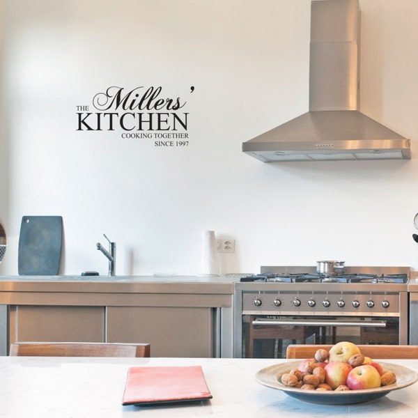 Kitchen Wall Decal - Etsy