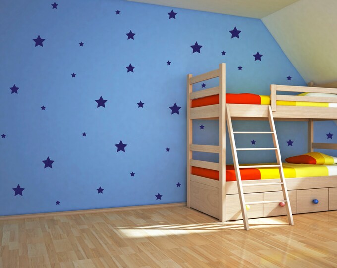 Star Wall Decals Starry, Starry Nightthese Star Wall Stickers Are a ...