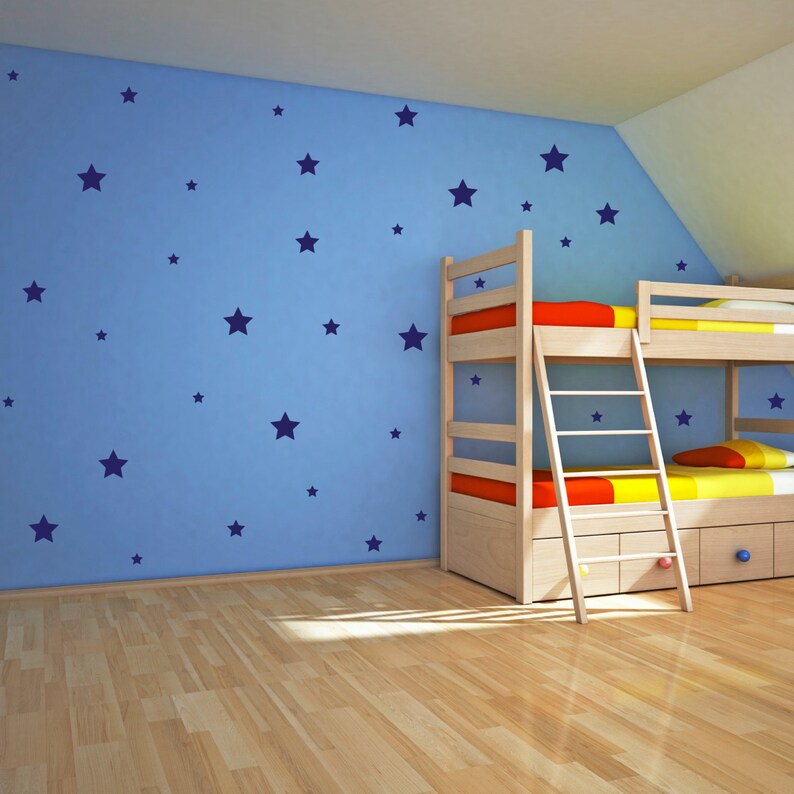 Star Wall Decals Starry Starry Nightthese Star Wall - Etsy