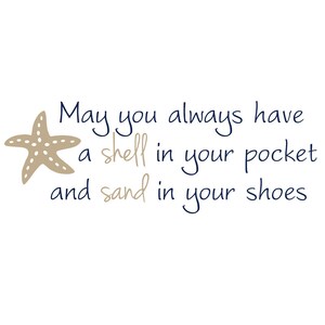 Shell and Sand Vinyl Wall Decal Sticker - Etsy