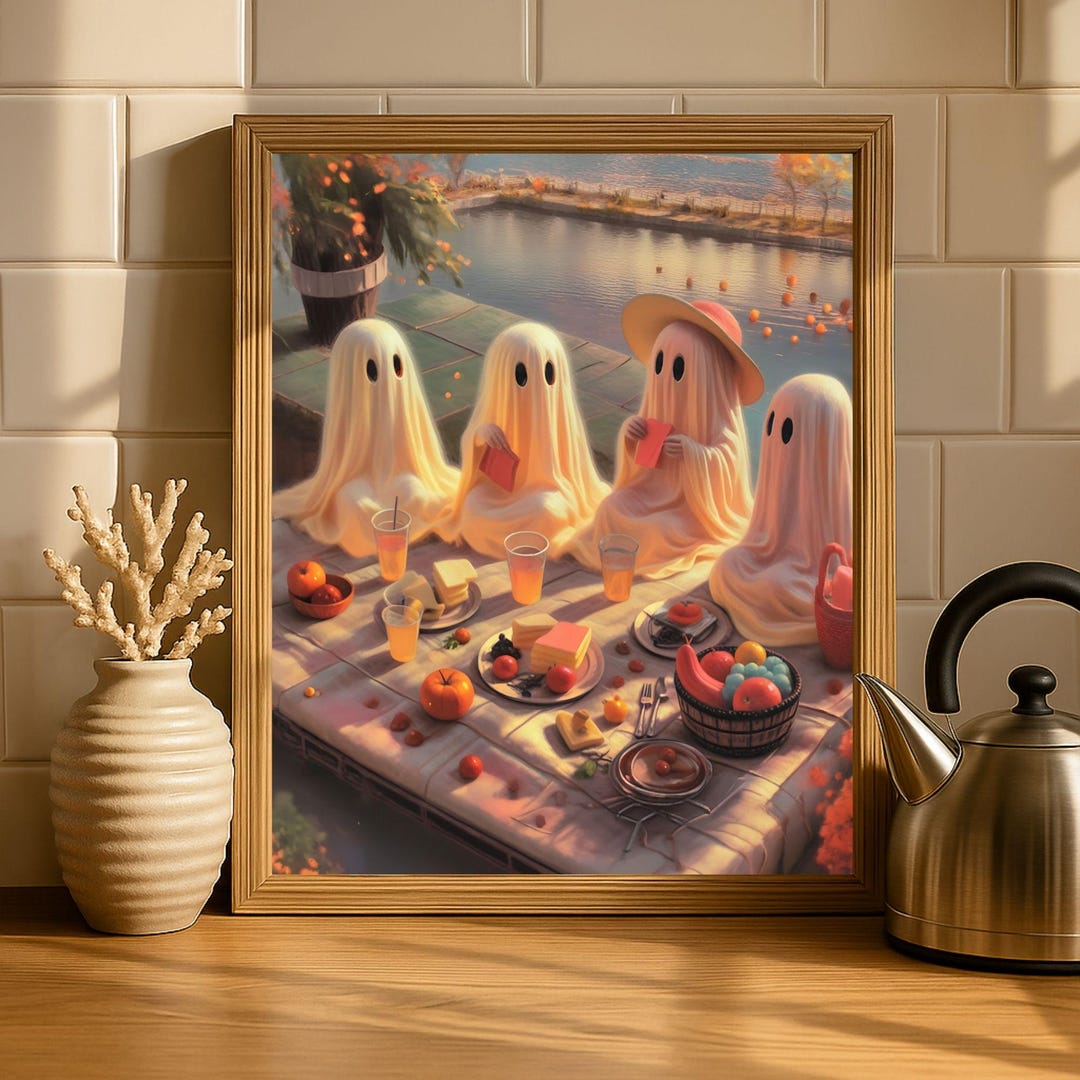 Summerween Halloween Gallery Wall Art Printable Halloween Cottagercore ...