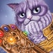 Gauntlet Cat - 8 X 10 Art Print - Cat With the Powerful Gauntlet - Etsy