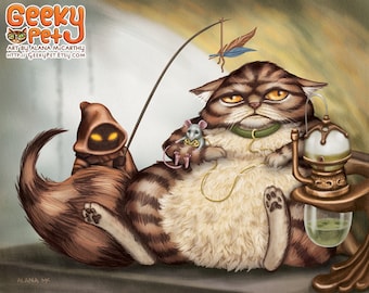 Jabba the Hutt Cat - Etsy