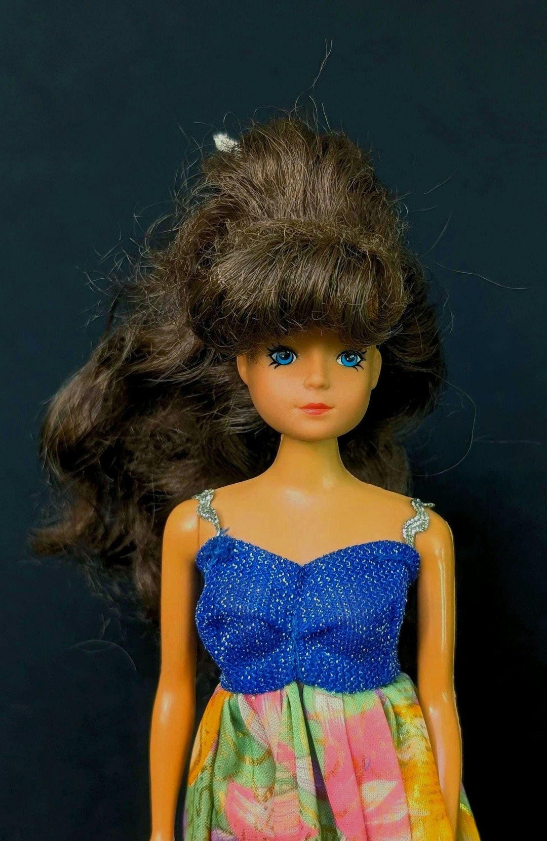 Vintage Betty Doll, 1990s, Barbie-style Doll With Brown Curly Hair and ...