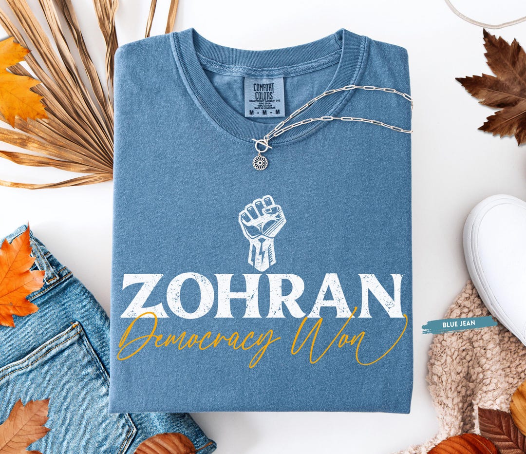 Comfort Colors® Mamdani for Mayor Shirt | Progressive New York | Rank ...