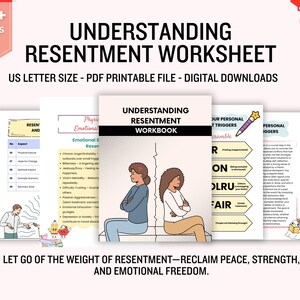 Resentment Workbook: Therapy for Relationships, Family & Couples - Etsy