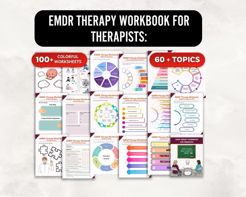 EMDR Therapy Workbook for Therapists: Treatment Plan, Worksheets ...