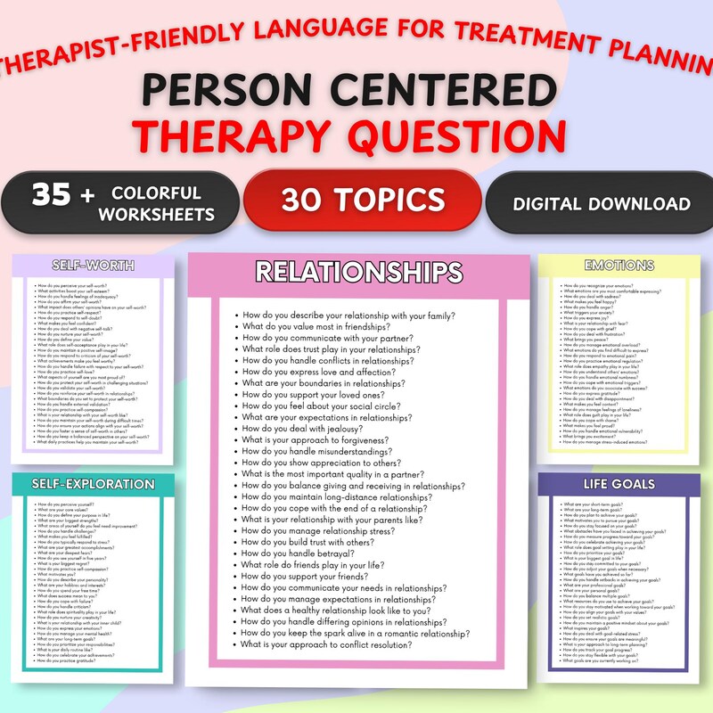 Person Centered Therapy - Etsy