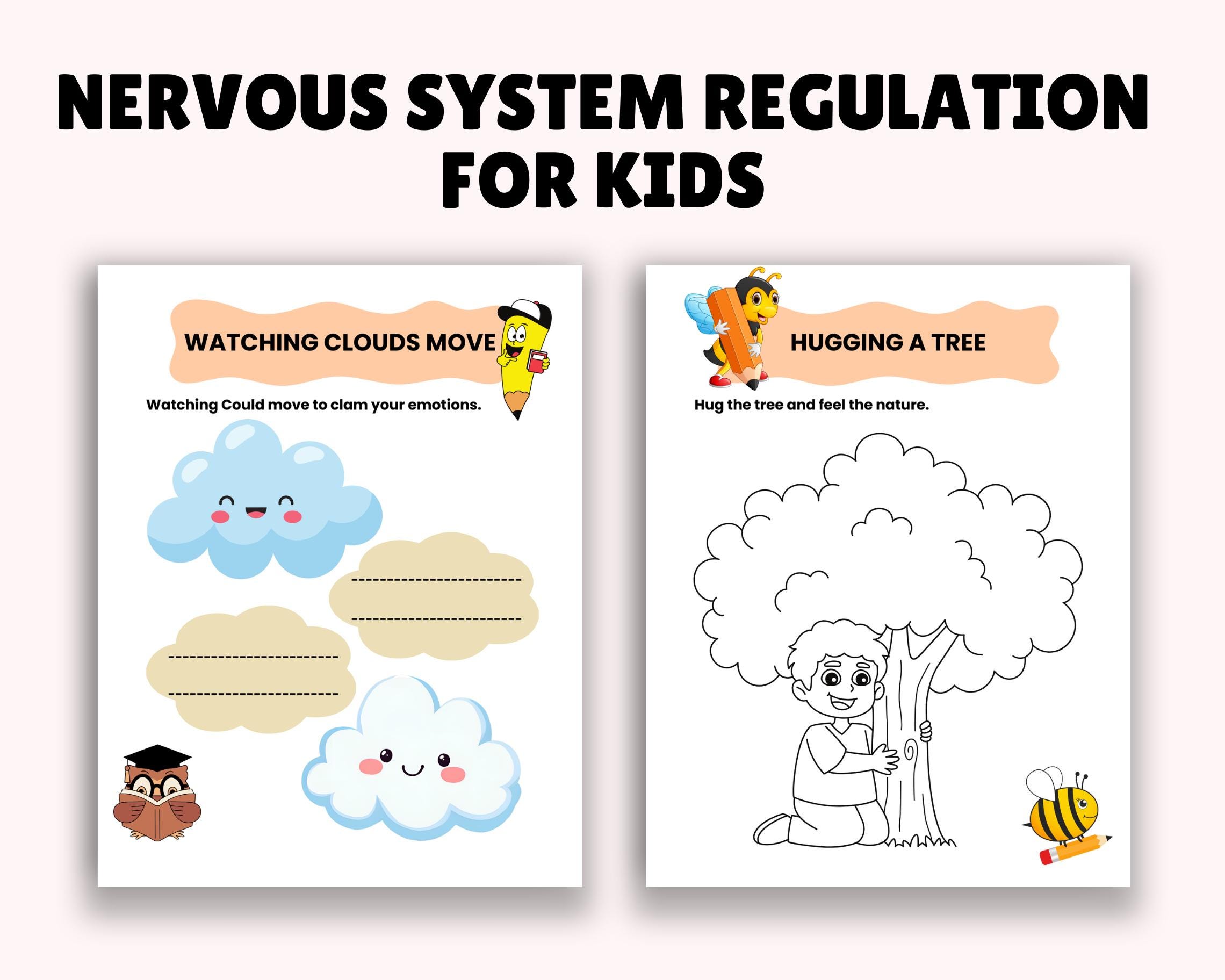 Nervous System Regulation for Kids: Coping Skills Workbook, Polyvagal ...