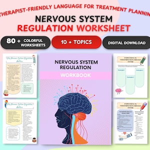 Nervous System Regulation Workbook Therapy Workbook Dbt - Etsy